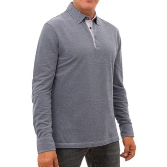 Corneliani Mens Blue Cotton Polo Shirt