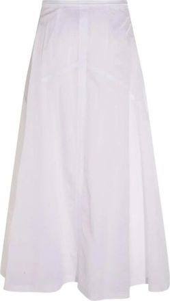 Add Femme, Jupes, Blanc, Taille: 36 FR Jupe Maxi Trap&egrave;ze
