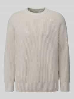 Selected Regular Fit Pullover aus reiner Baumwolle Modell BRAUN