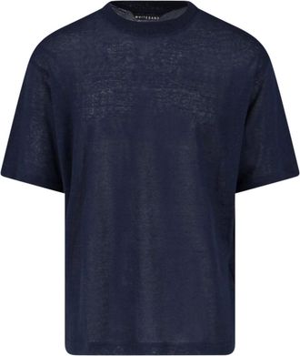 White Sand Linen Blend T-Shirt