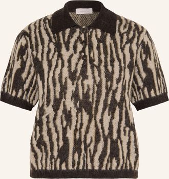 Darling Harbour Darling Harbour Strickshirt Mit Alpaka braun