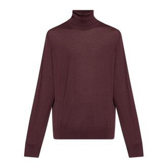 Dolce & Gabbana Kaschmir Rollkragenpullover - - Knitwear - Herren - Lila - L