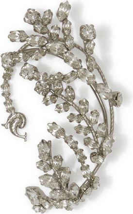 Pucci Ear Cuff mit Kristallen - Silber