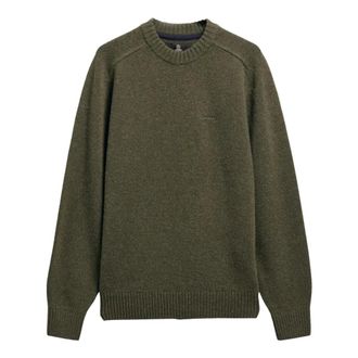 Barbour Pull col rond Newtown - Homme - Pulls - Vert - Taille: S