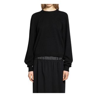 Maison Margiela Femme, Pulls, Noir, Taille: 40 FR Pull ras du cou