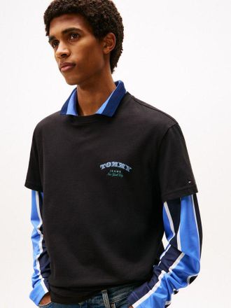 Tommy Jeans T-Shirt TJM REG DOLLAR STACK regular fit, Rundhals, mit R&uuml;ckenprint