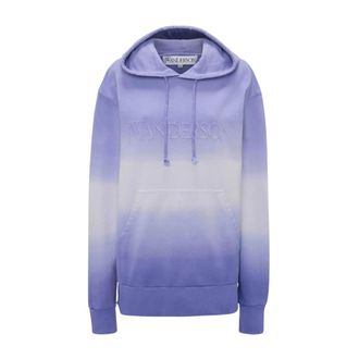 J.W.Anderson Femme, Sweatshirts et sweats &agrave; capuche, Violet, Taille: 36 FR Sweat &agrave; Capuche Gradient