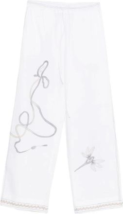 Alysi Femme, Pantalons, Blanc, Taille: 40 FR Pantalons de surv&ecirc;tement