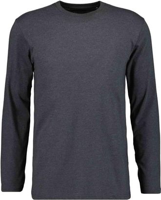 Ragman Herren Langarm-Shirt Rundhals (DE/NL/SE/PL, Alphanumerisch, XXL, Regular, Regular, Anthrazit-019)