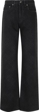Casablanca Femme, Jeans, Noir, Taille: W24 Wide Jeans