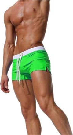 Generic HUIWDP Short de bain respirant &agrave; s&eacute;chage rapide avec poche arri&egrave;re et fermeture &eacute;clair pour homme, A8, M