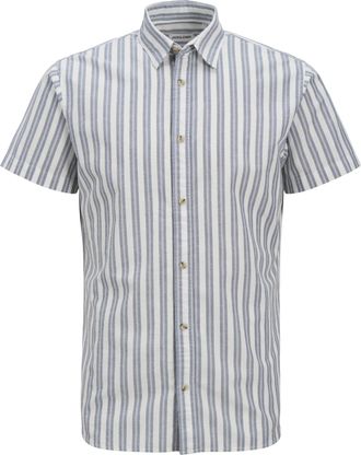 Jack & Jones Jjjoshua Oxford Stripe Shirt S/S Pls