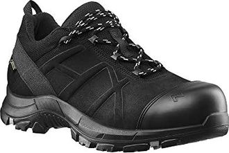 Haix Black Eagle Safety 53 low Chaussure de sécurité mi-hauteur en suède avec technologie GORE-TEX. noirUK 9.5 / EU 44