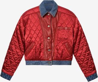 Isabel Marant Veste Devyna - Femme - Rouge-bleu - Taille34 - Isabel Marant