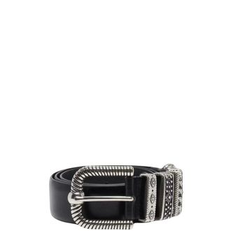 BA&SH Berkane Belt - Femme - Accessoires - Noir - Taille: 75 CM