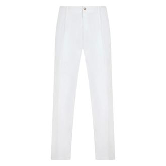 Fedeli Homme, Pantalons, Blanc, Taille: 2XL Pantalon d&eacute;t&eacute; taille haute