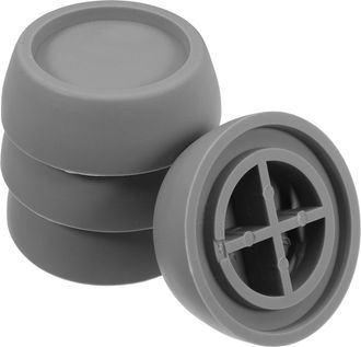 Angoily 4 St&uuml;ck Antivibrationspads aus TPR Gummi rutschfeste M&ouml;belgleiter f&uuml;r Waschmaschine K&uuml;hlschrank und M&ouml;bel M&ouml;belunterlagen zur H&ouml;henanhebung und Stabil