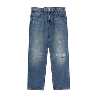 Amish Homme, Jeans, Bleu, Taille: W31 Nip & Tac 3190