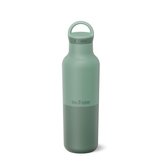 Klean Kanteen Rise klassische Isolierflasche aus Edelstahl, mit Bogenschlaufenverschluss, in der Farbe Iceberg, Fassungsverm&ouml;gen: 590 ml, 1011491