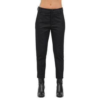 Dondup Karotten Gabardine Baumwollhose - - Trousers - Damen - Schwarzk - S