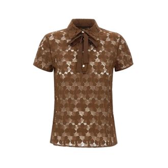 Max Mara Damen, Oberteile, Braun, LGr&ouml;&szlig;e