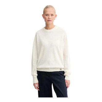 Bally Logo-Patch Kaschmirpullover - - Knitwear - Damen - Beige - XS
