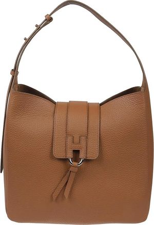 Hogan Femme, Sacs, Brun, Taille: ONE Size Sac Hobo Vertical