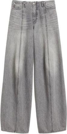 Max Mara Femme, Jeans, Gris, Taille: W24 Allegra Barrel-leg Jeans