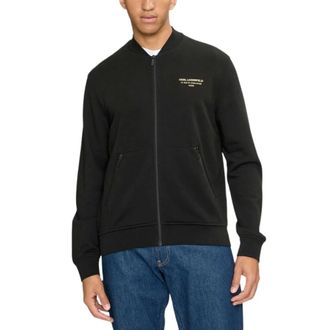 Karl Lagerfeld Homme, Sweatshirts et sweats &agrave; capuche, Noir, Taille: M Sweat &agrave; capuche zipp&eacute;