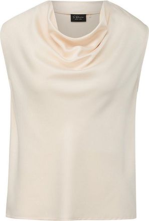 s.Oliver Blusentop Bluse Satin-Top mit Wasserfall-Ausschnitt