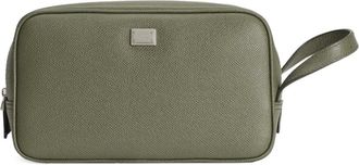 Dolce & Gabbana Clutch mit Logo-Schild - Gr&uuml;n