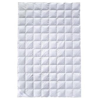 Billerbeck Bettdecke Bali Superlight - Daunendecke - 155 x 220 cm - Sommerdecke, leichte Sommerdecke - 90 % Daune, 10 % Federn