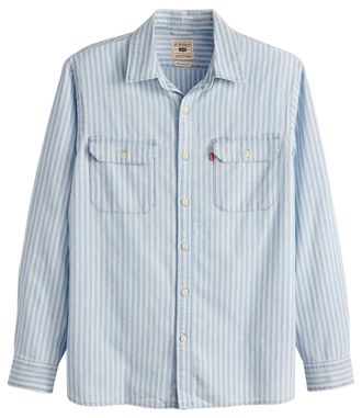 Levi's Mens 19573-0253 Shirt, Cannita Stripe Denim, L