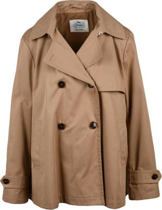 Herno Femme, Manteaux, Brun, Taille: 44 FR Trench Corto
