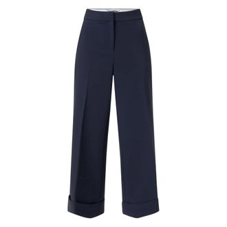 Essentiel Femme, Pantalons, Bleu, Taille: 44 FR Wide Pantalons