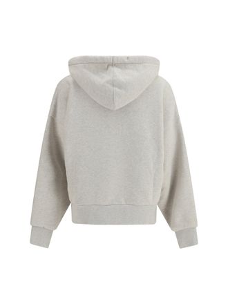 Golden Goose Womens Hooded Sweatshirt Star Vintage Grey Melange Cotton Sweatshirts Sweater