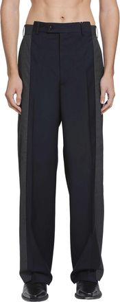 Maison Margiela Two-tone Wool Trousers