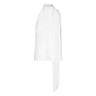 Max Mara &Auml;rmelloses Top aus Cr&ecirc;pe de Chine - - Blouses & Shirts - Damen - Wei&szlig; - 2XS