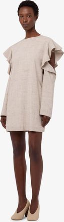 Moschino Robe en tweed - Beige