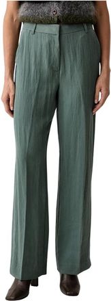 Scotch & Soda Pantalon large Edie - Femme - Pantalons - Vert - Taille: W28 L32