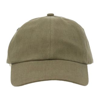 Paul Smith Signature Stripe Linen Cap - Homme - Accessoires - Vert - Taille: ONE Size