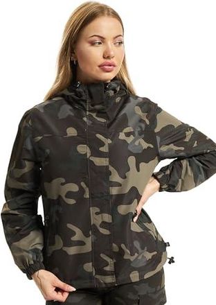 Brandit Women Summer Frontzip Windbrea, Farbe: darkcamo, Größe: XL