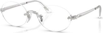 Ray-Ban Rb3929v Optics By A$ap Rocky Silber Fassung Klar Glas Polarisiert 54-20