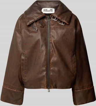 Baum Und Pferdgarten Lederjacke mit Schnallen-Detail Modell BAANI
