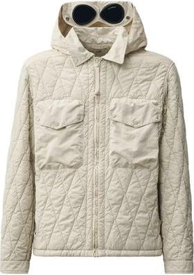 C.P. Company Blouson matelass&eacute; &agrave; capuche avec lunettes int&eacute;gr&eacute;es