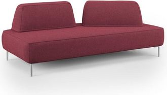 Divani.Store Newton modulares Sofa mit beweglichen Rückenlehnen T07 212 cm rot