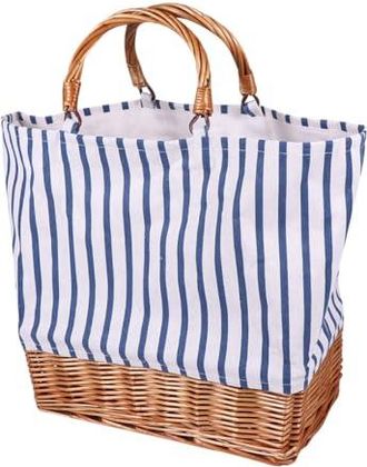 Yarnow Sac &agrave; Main Femme Toile et Raphia Tress&eacute; &Eacute;l&eacute;gant et Sac Cabas Simple pour Courses et Shopping