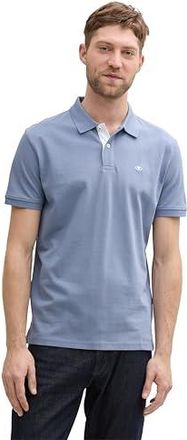 Tom Tailor 1031006 Polo piqué Basique Homme, 37533 - Bleu Dove, XXL