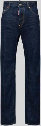 Dsquared2 Straight Fit Jeans aus reiner Baumwolle