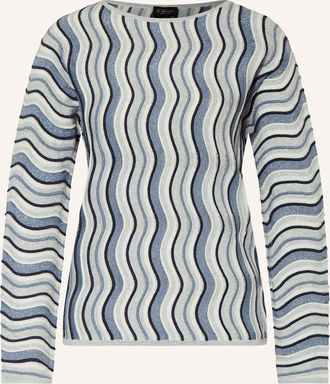 s.Oliver Black Label S.Oliver Black Label Pullover Mit Glitzergarn blau